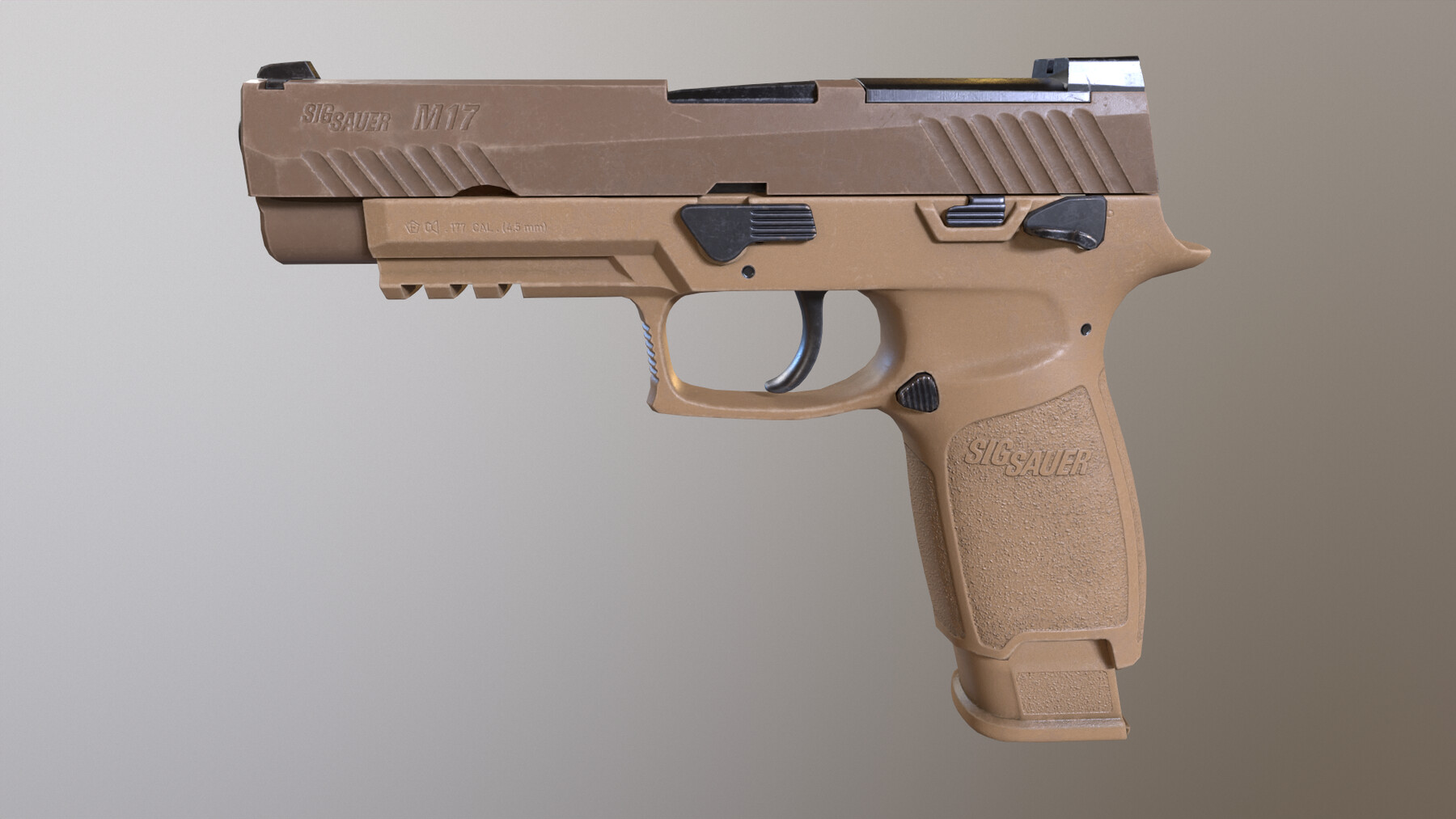 ArtStation - SIG SAUER M17 Pistol - REALTIME | Game Assets