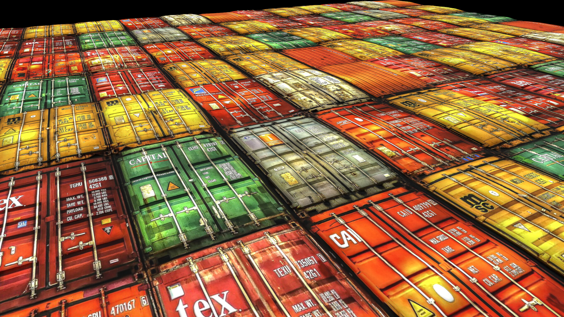 ArtStation - Container Material Design / Sbsar / Substance Painter ...