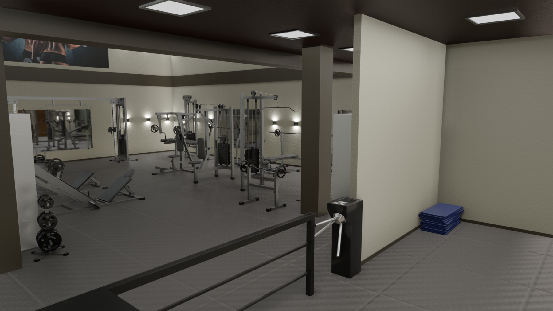 ArtStation - Gym | Game Assets
