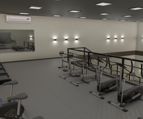 ArtStation - Gym | Game Assets