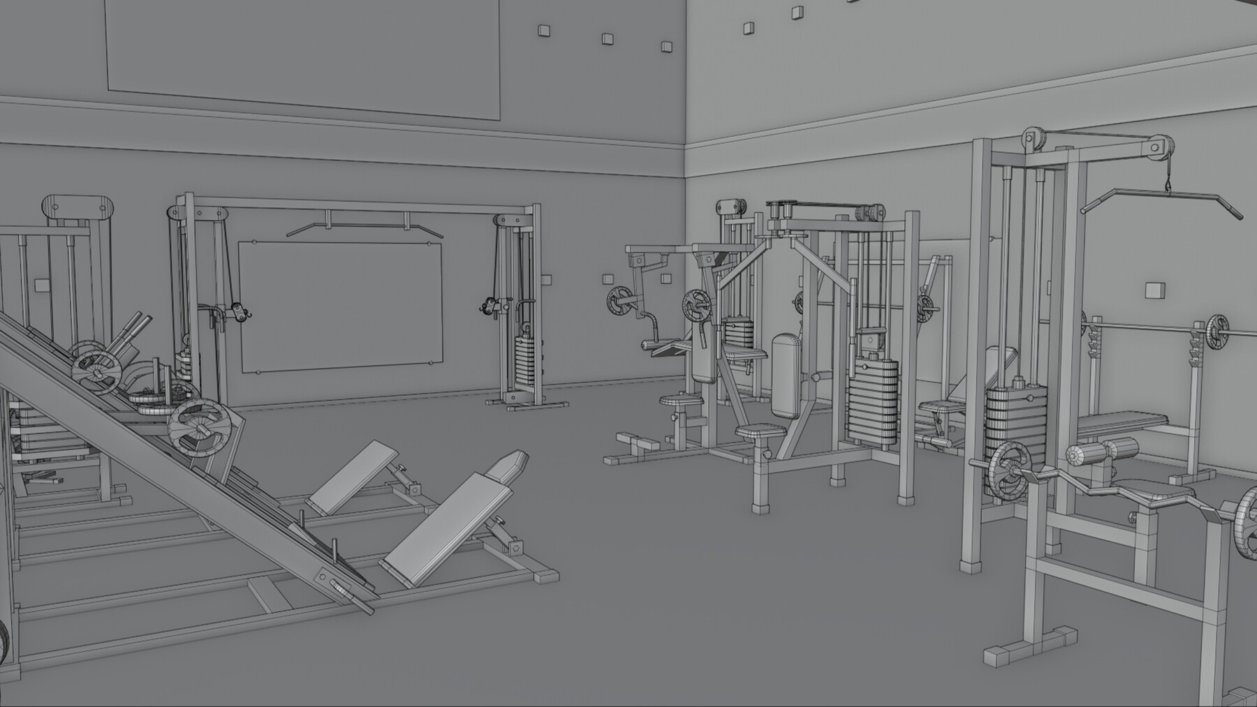 ArtStation - Gym | Game Assets