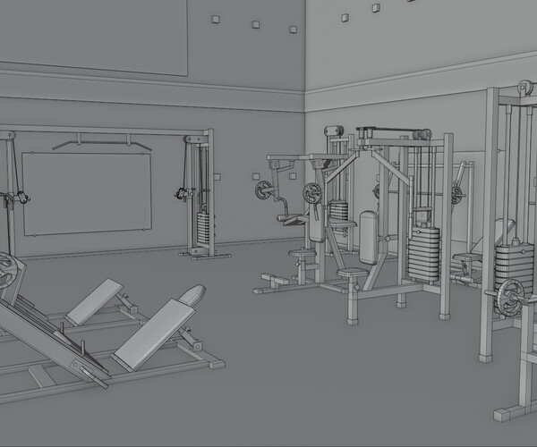 ArtStation - Gym | Game Assets