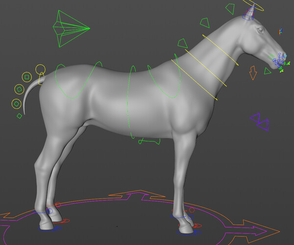 ArtStation - Stallion - Rigged & Animated Horse | Resources