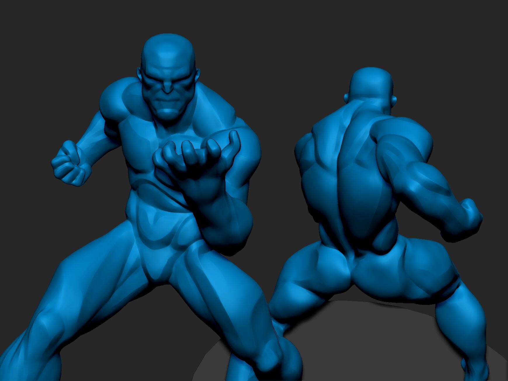 ArtStation - Comic Hero Basemesh Pose1 | Resources