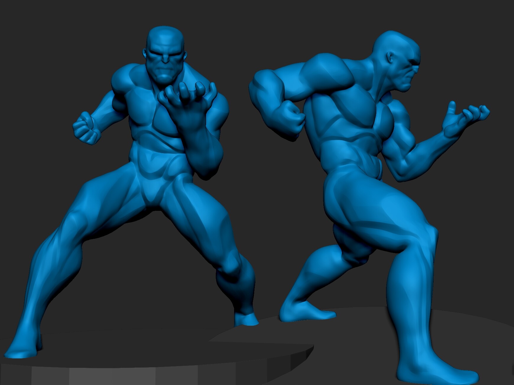 ArtStation - Comic Hero Basemesh Pose1 | Resources