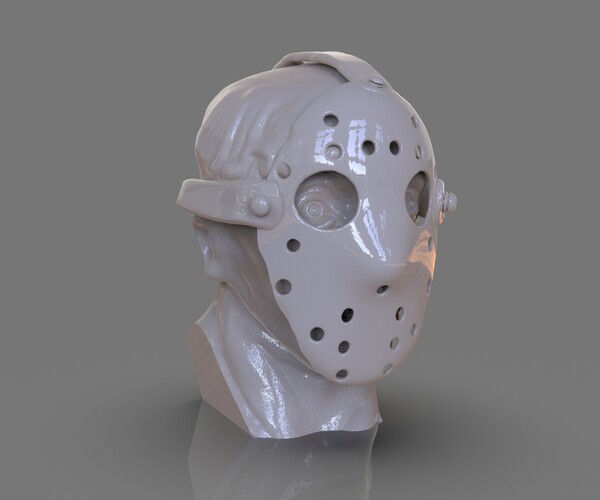 ArtStation - Jason Voorhees Bust 3D print model | Resources