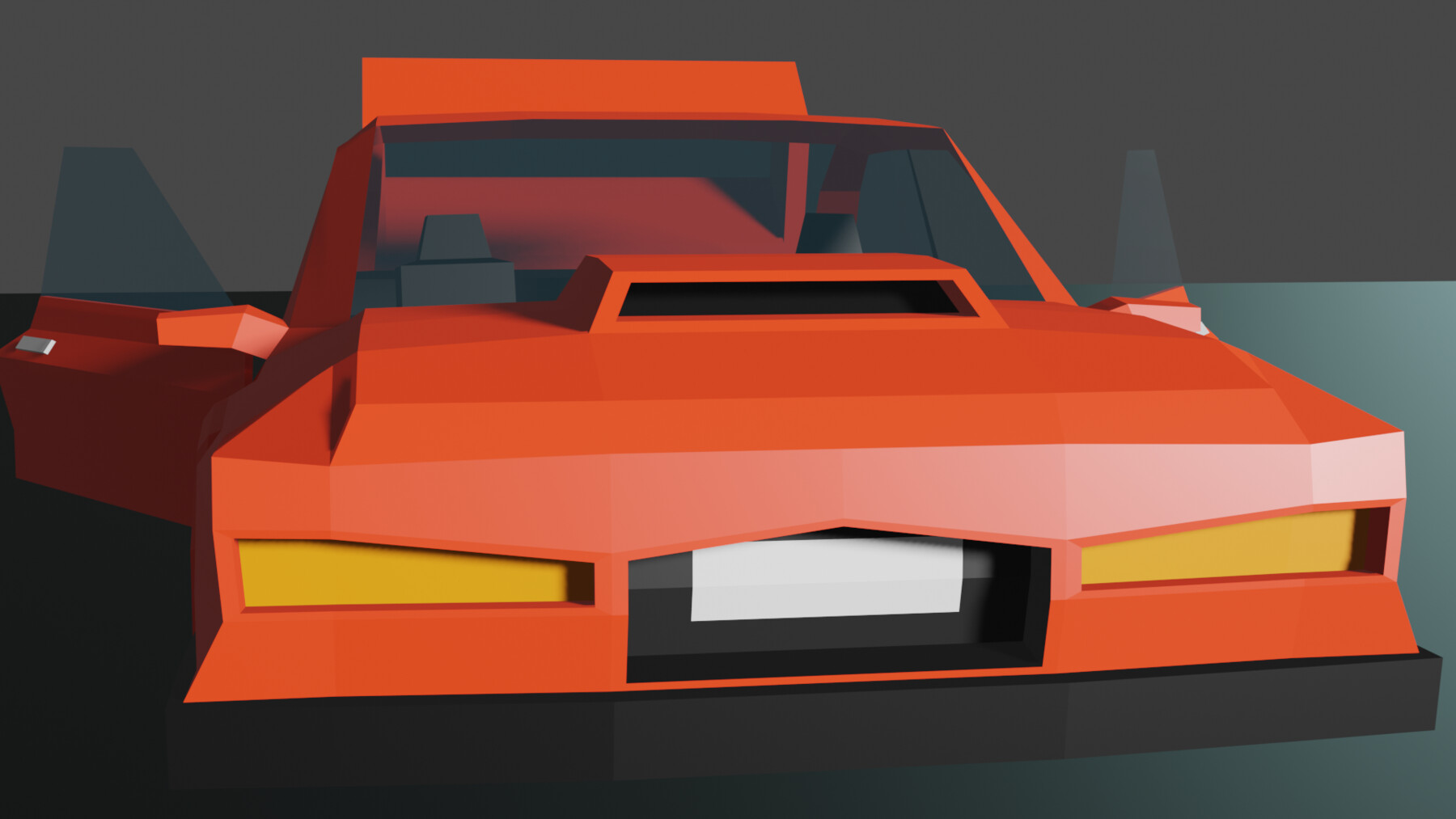 ArtStation - Low Poly Muscle Car | Resources