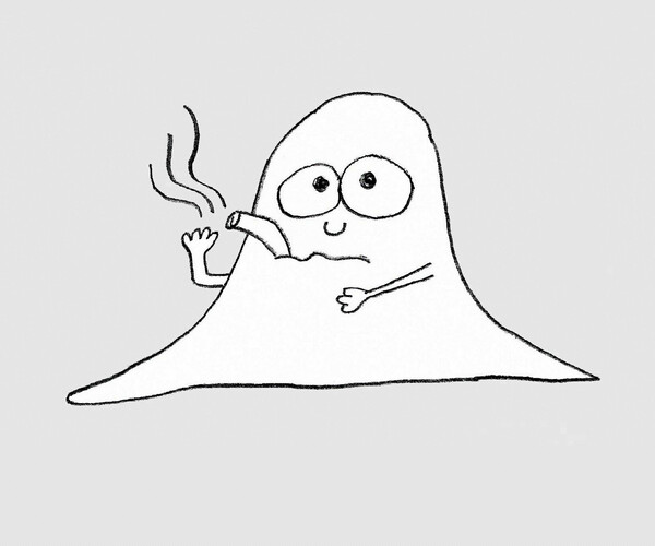 ArtStation - Smoking Ghost | Artworks
