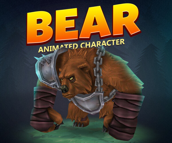 ArtStation - Bear animated character | Game Assets