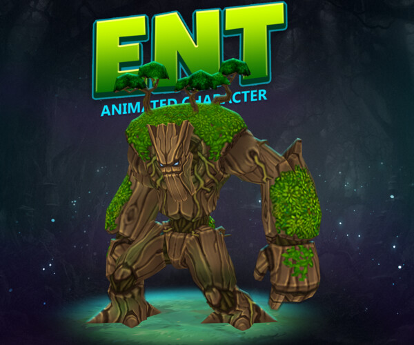 ArtStation - Ent animated character | Game Assets