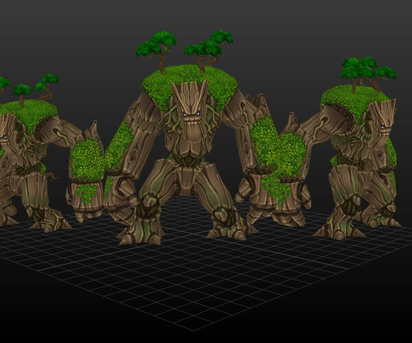 ArtStation - Ent animated character | Game Assets