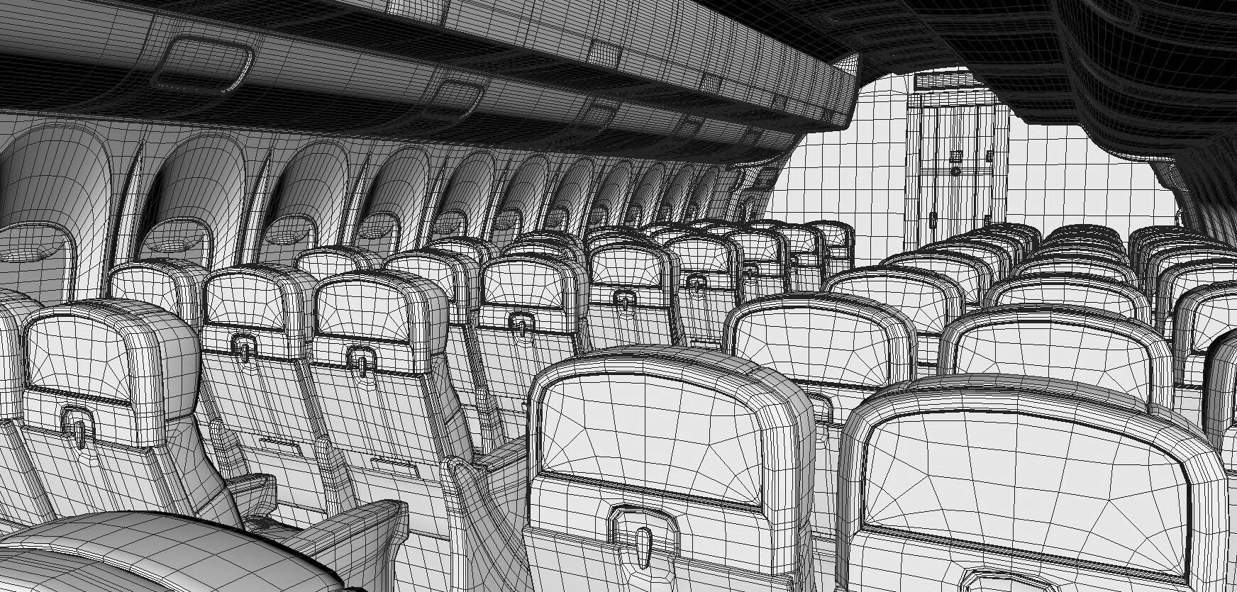 ArtStation - Airplane interior | Resources