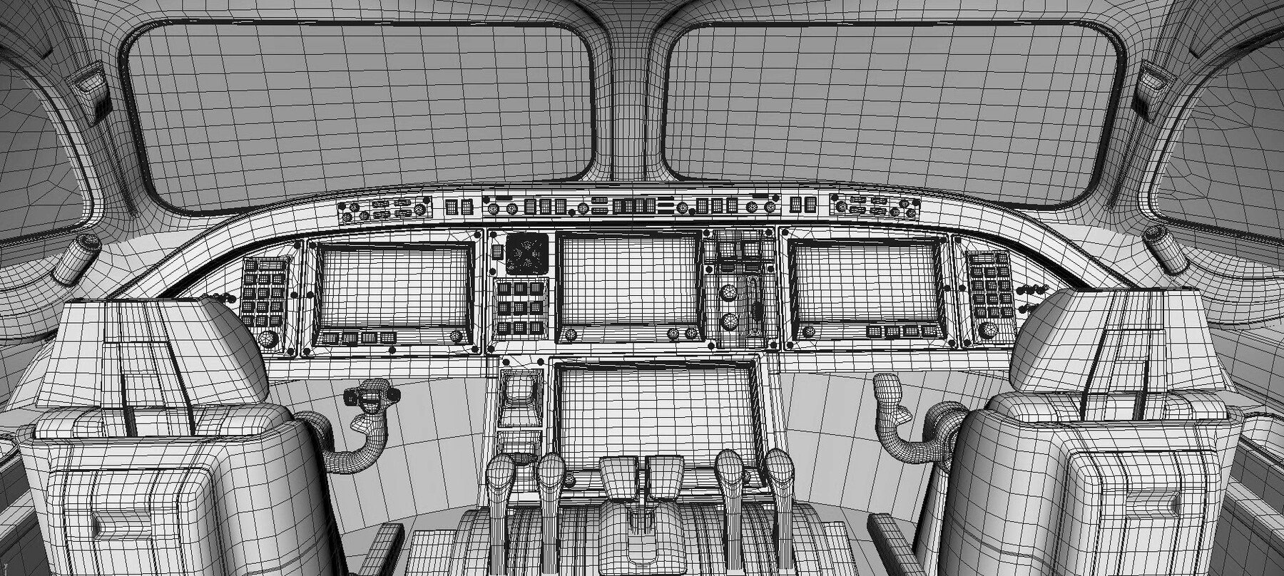 ArtStation - Airplane interior | Resources