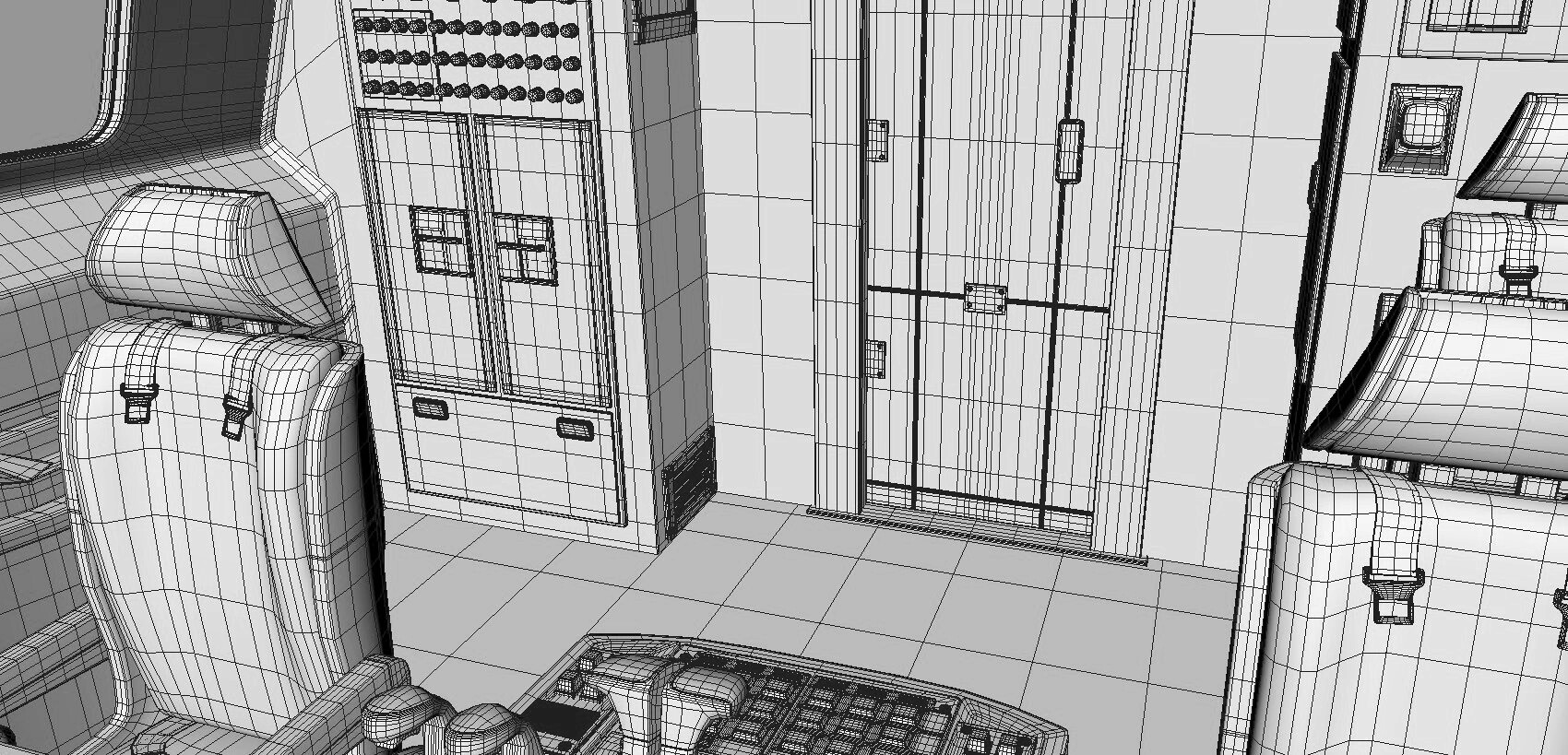 ArtStation - Airplane interior | Resources