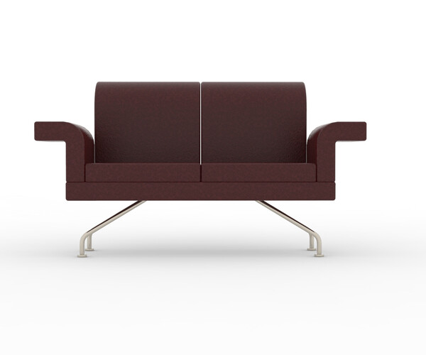 ArtStation - Simple Sofa Model using Bend Modifier | Resources