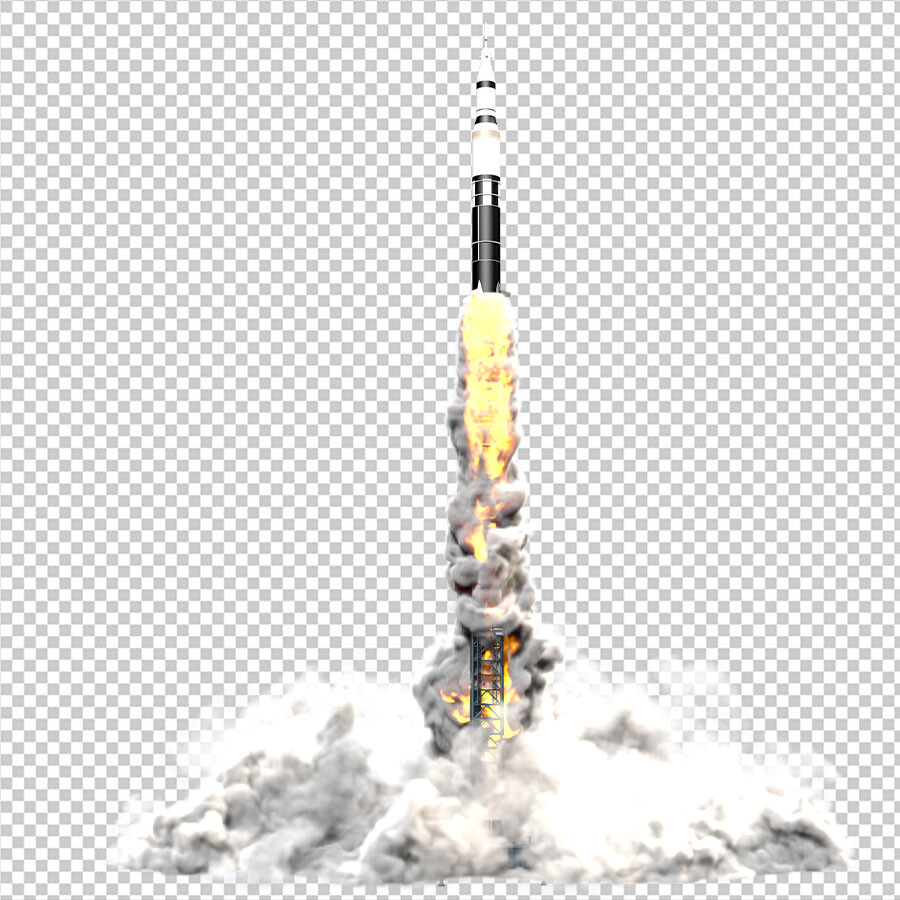 ArtStation - Rocket Launch Animated 3D model | Resources