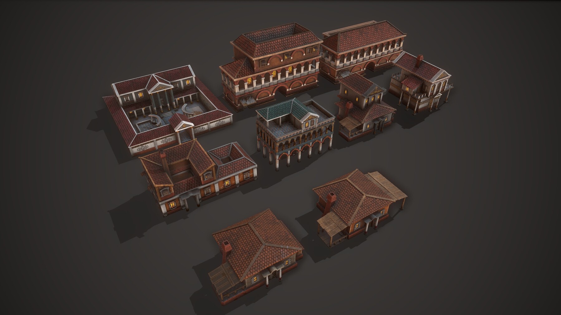ArtStation - Ancient House Pack | Game Assets