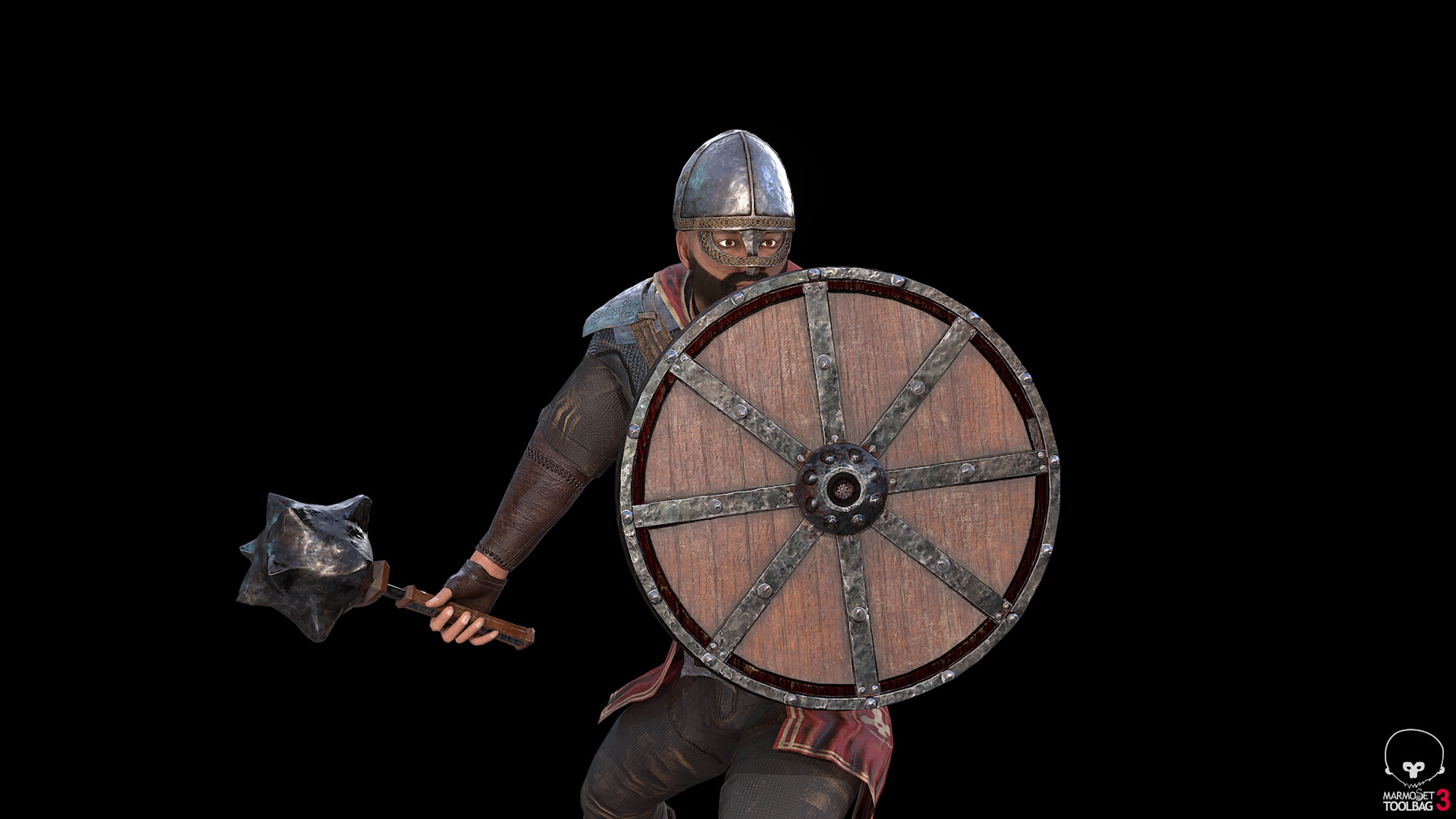 ArtStation - Medieval Knight low poly game model | Game Assets