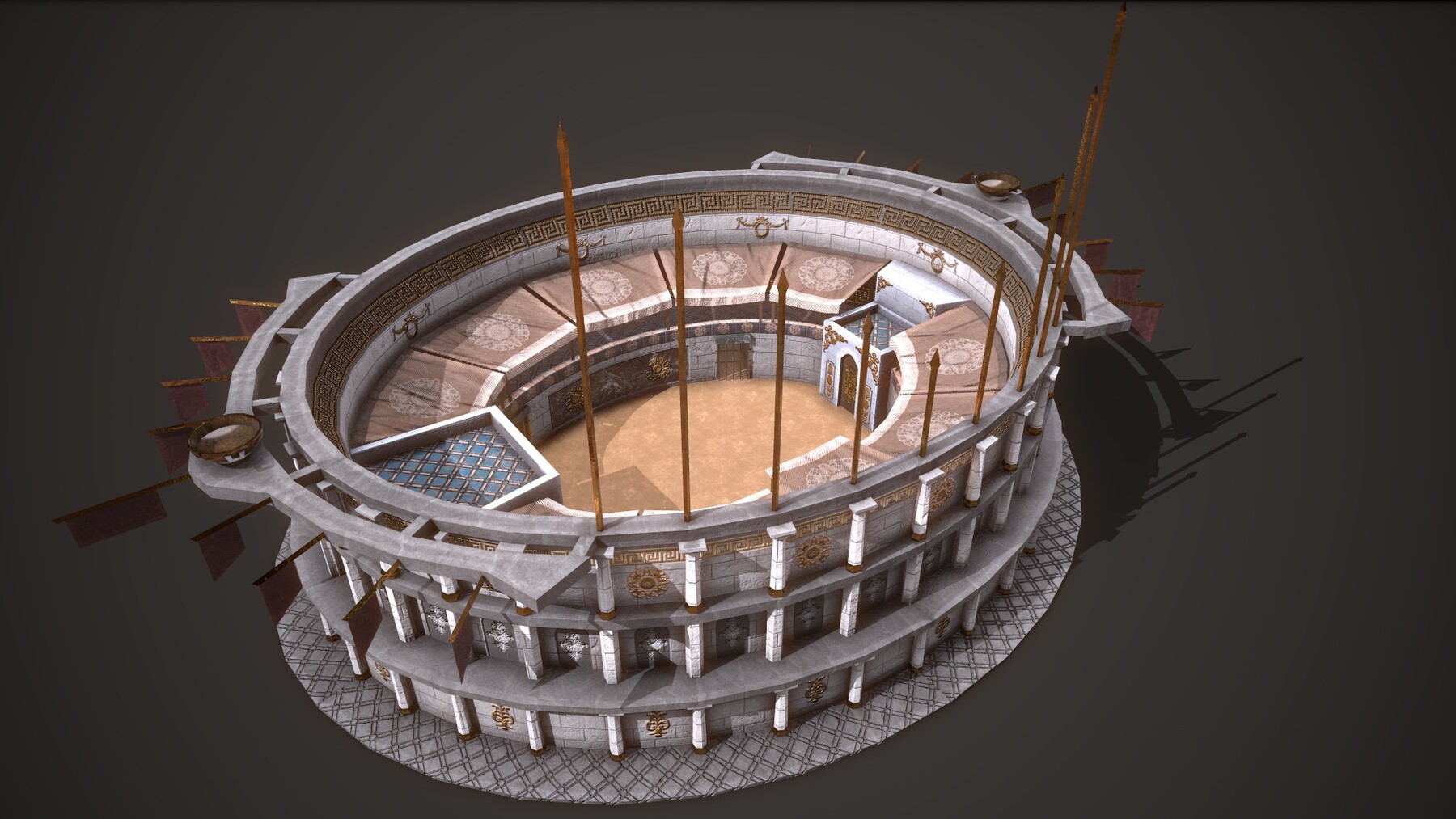 Harun Ayhan(Havolk) - Colosseum Low poly 02