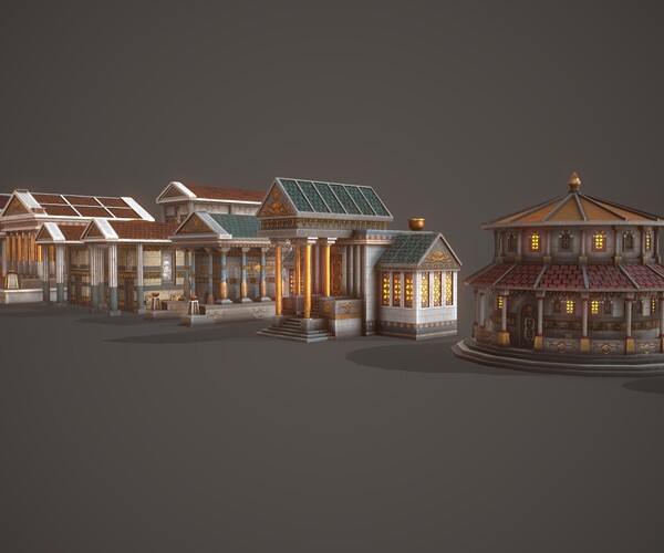 ArtStation - Ancient Temple Pack | Game Assets