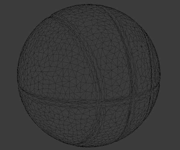 ArtStation - Wilson Basketball Low-poly 3D model | Resources