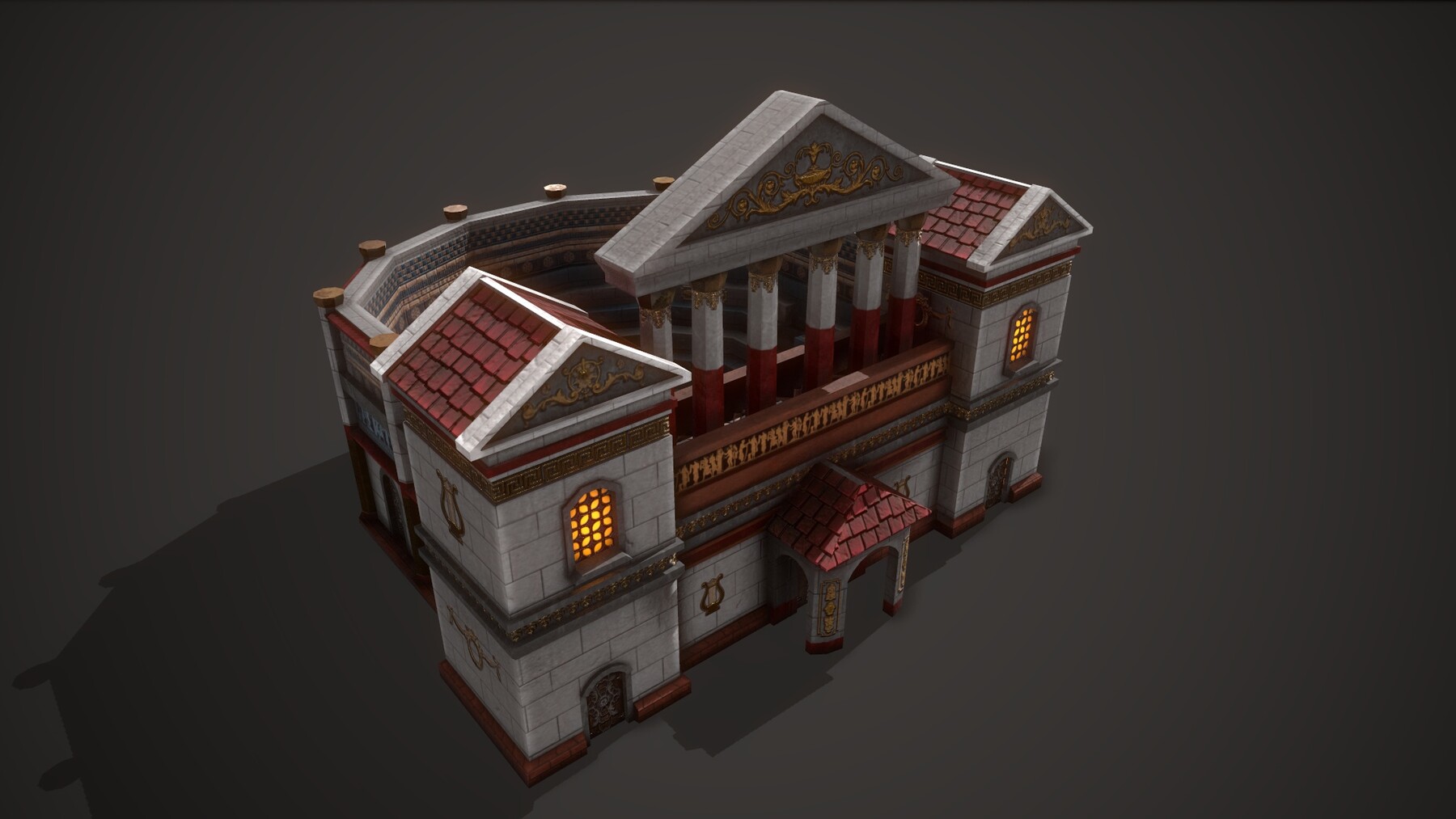 ArtStation - Ancient Odeum | Game Assets