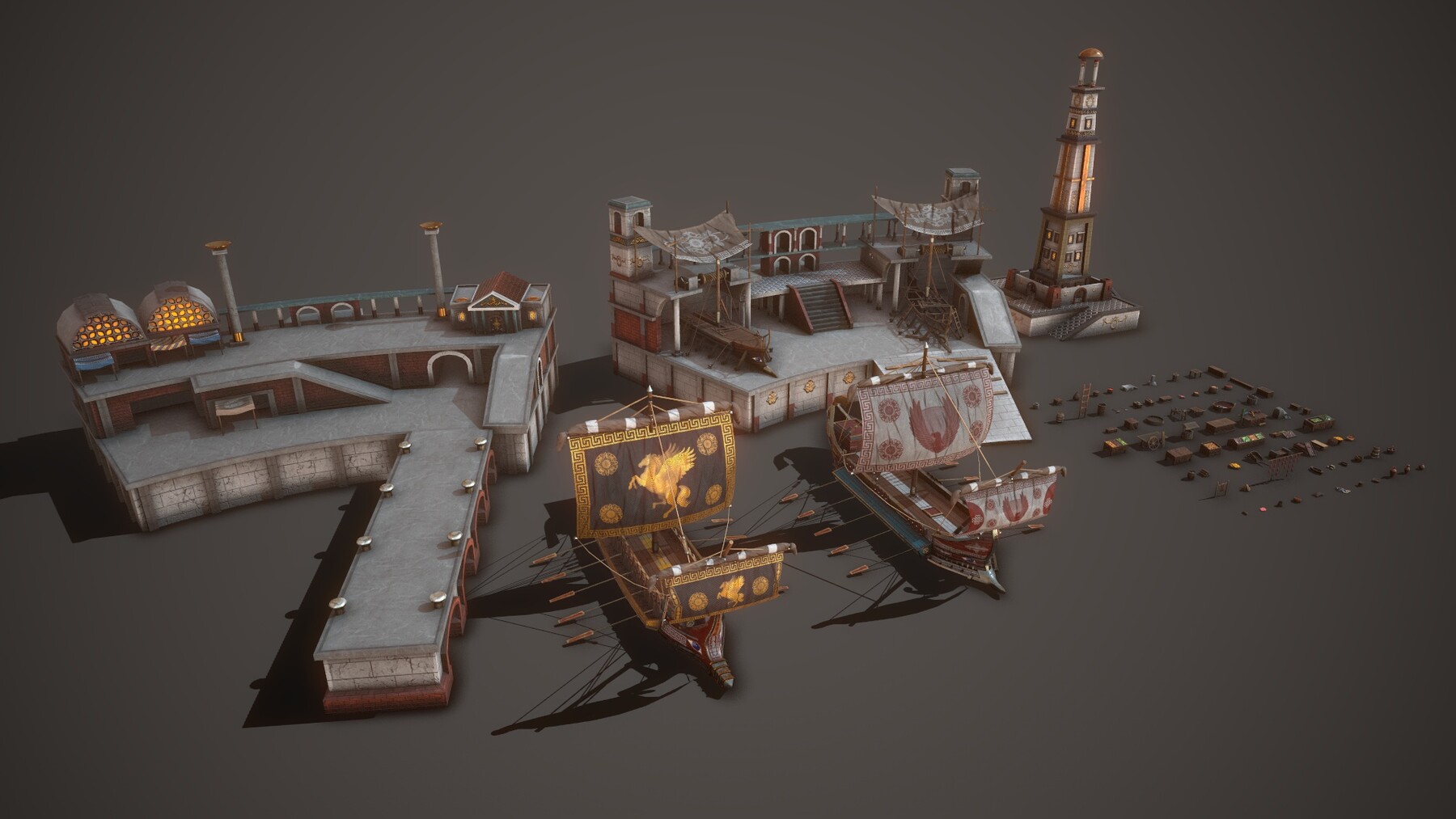 ArtStation - Seaport Pack | Game Assets