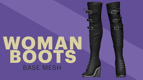 ArtStation - Boots - Basemesh | Resources