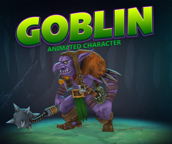 ArtStation - Goblin animated character | Game Assets
