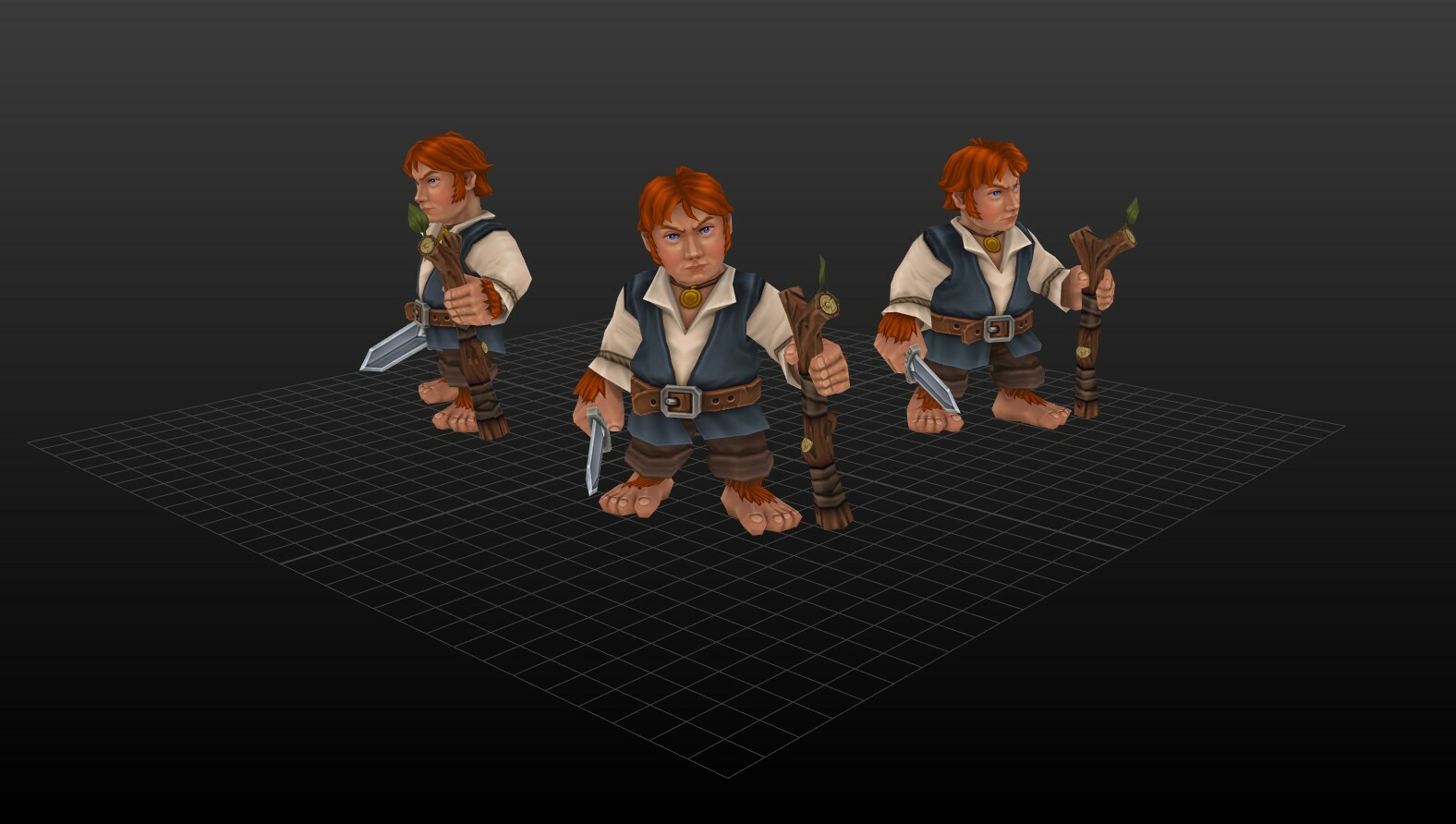 ArtStation - Dwarf animated character | Game Assets