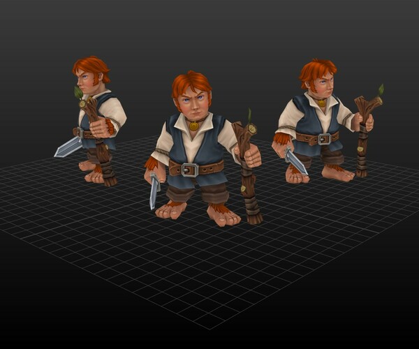 ArtStation - Dwarf animated character | Game Assets