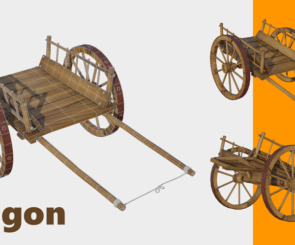 ArtStation - wagon | Game Assets