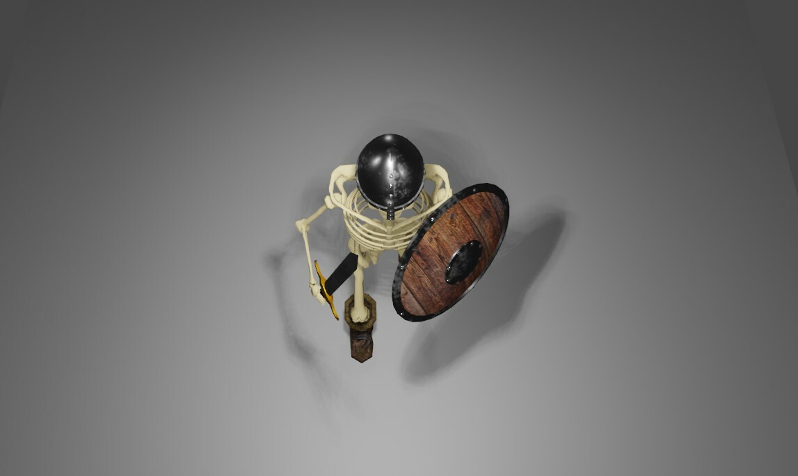 ArtStation - Skeleton Warrior Medieval - Animated 3D model | Game Assets