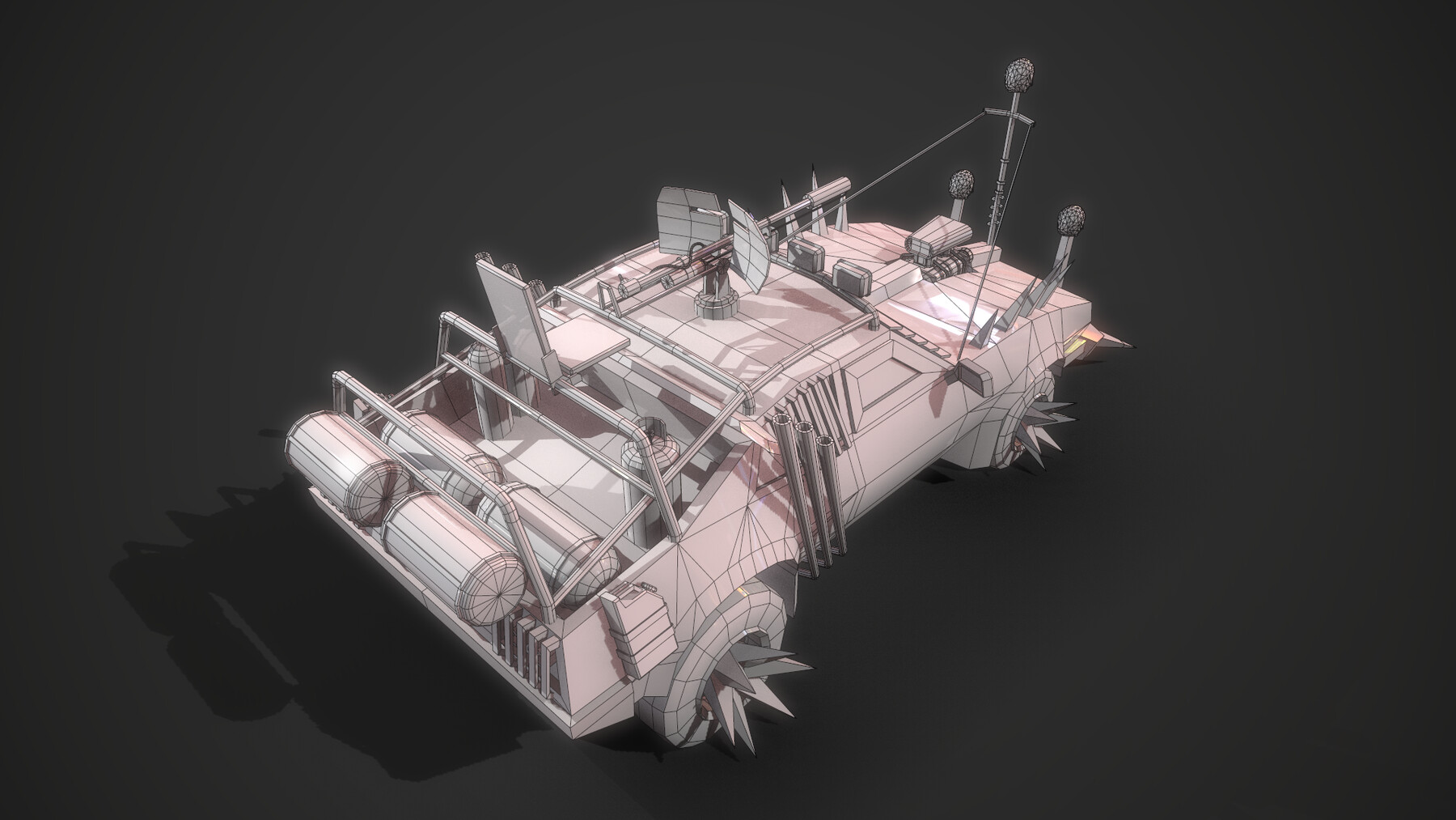 ArtStation - Apocalyptic Vehicle car 2 | Game Assets