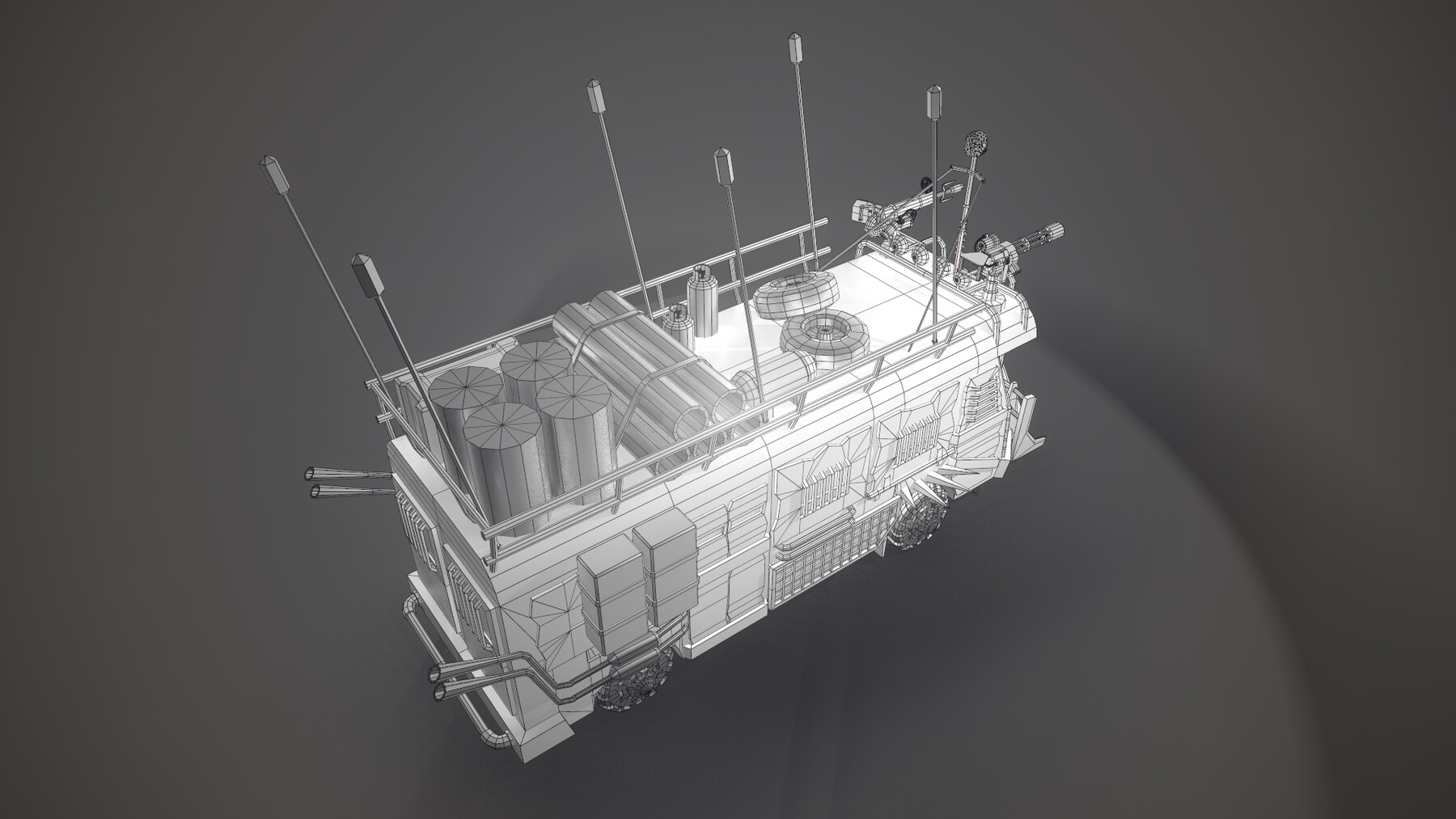 ArtStation - Apocalyptic Bus Vehicle | Game Assets