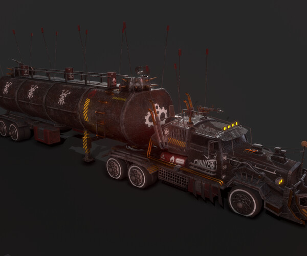 ArtStation - Apocalyptic Big Truck | Game Assets