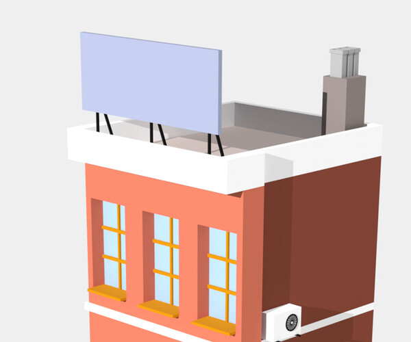 ArtStation - Isometric Building 1 - Print | Artworks