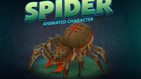 ArtStation - Spider animated character | Game Assets