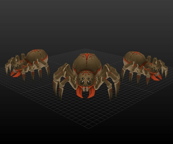 ArtStation - Spider animated character | Game Assets
