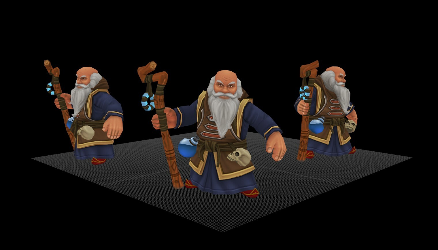 ArtStation - Mage animated character | Game Assets