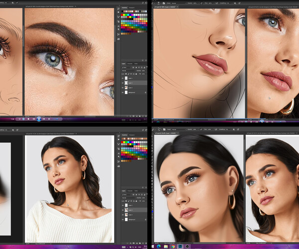 ArtStation - Portrait Painting in Photoshop Video Tutorial | Tutorials