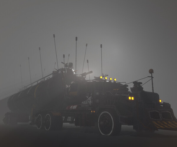 ArtStation - Apocalyptic Big Truck | Game Assets