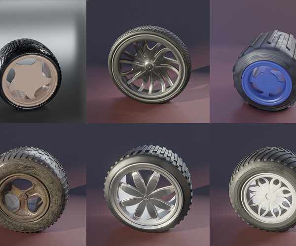 ArtStation - Blender Wheel Generator addon | Resources