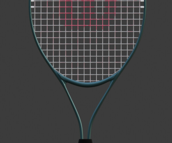 ArtStation - Tennis Racket Low-poly 3D model | Resources