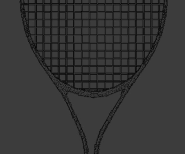 ArtStation - Tennis Racket Low-poly 3D model | Resources