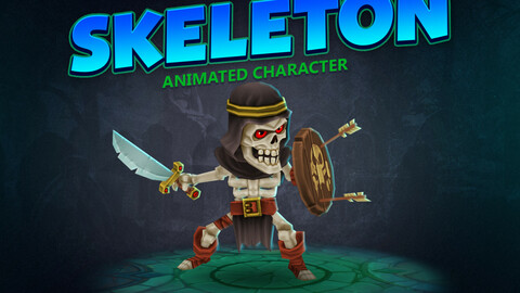 ArtStation - Skeleton animated character | Game Assets