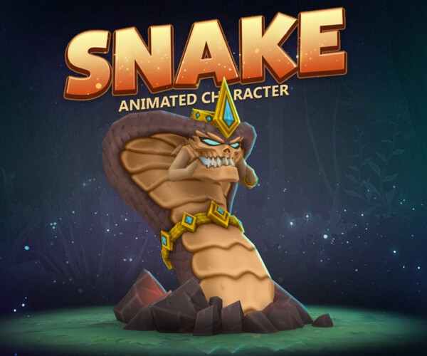 ArtStation - Snake animated character | Game Assets