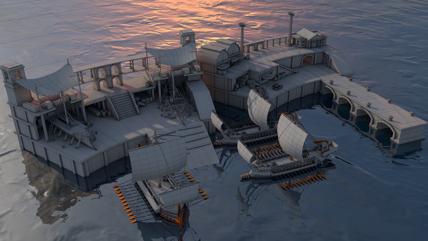 ArtStation - Mega Roma Greek Ancient City Pack | Game Assets