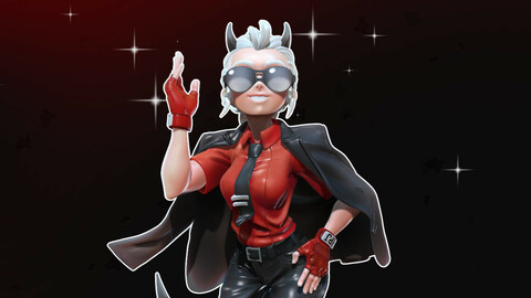 ArtStation - Helltaker justice | Books & Comics