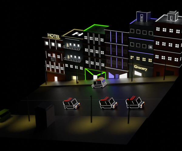 ArtStation - Dark Street | Game Assets